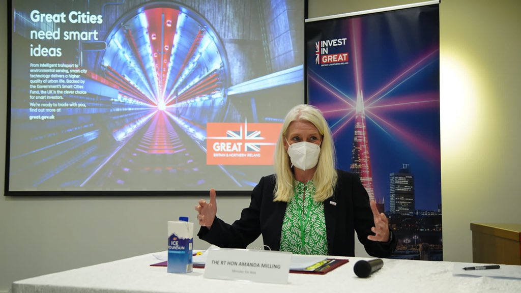 BritCham members meet with the Rt Hon Amanda Milling MP, Minister of ...